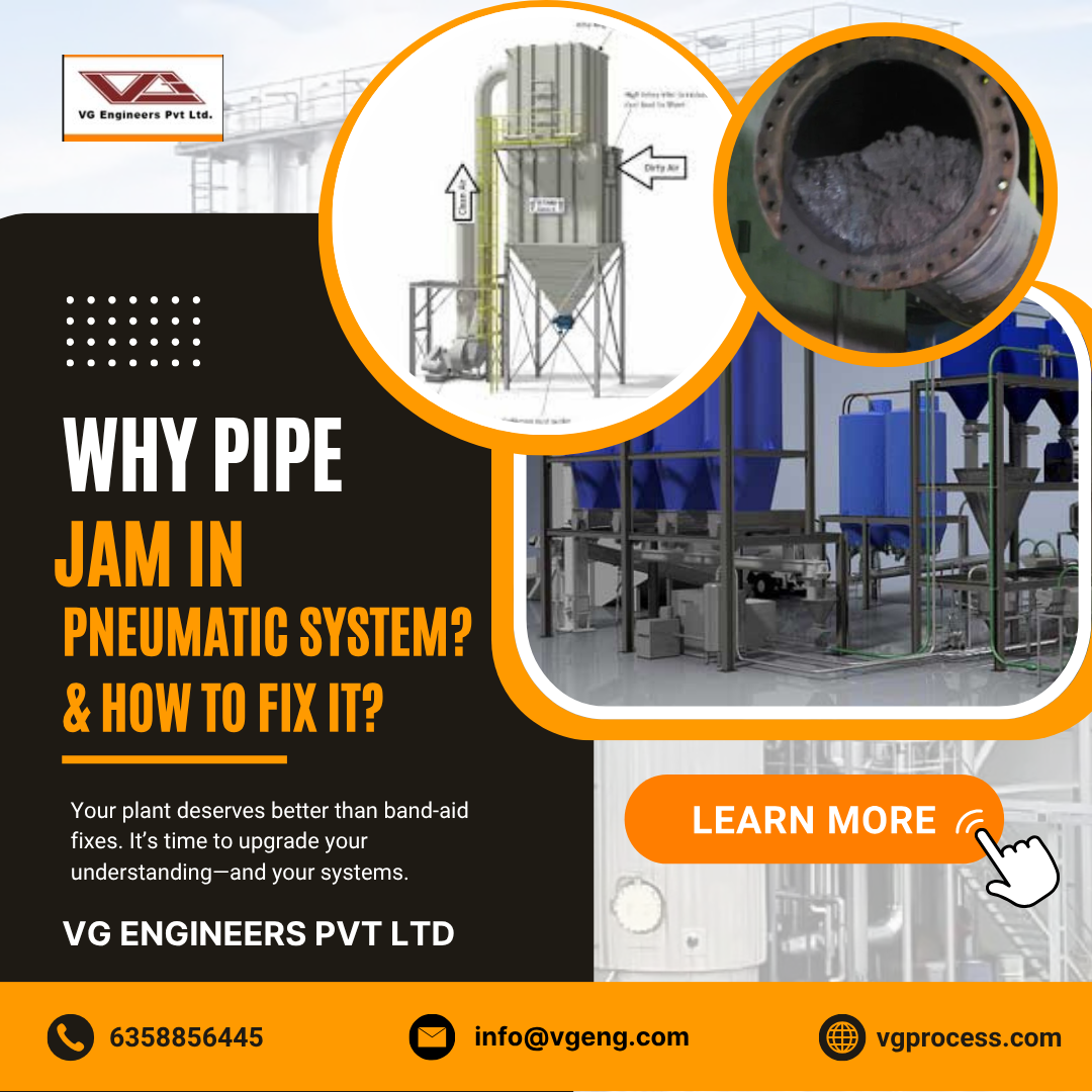 Why pipe jam in pneumatic system- Top causes